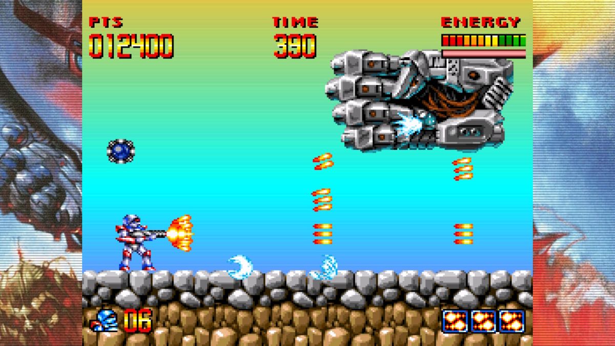 Screenshot of Turrican Flashback (Nintendo Switch, 2021) - MobyGames