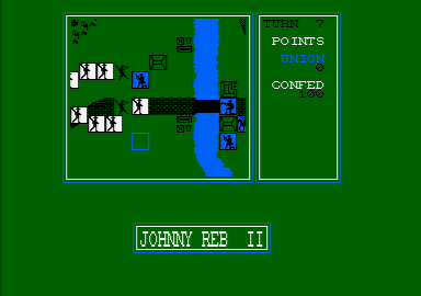 Screenshot of Johnny Reb II (Amstrad CPC, 1986) - MobyGames