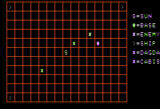 Screenshot of Shadow Hawk One (Apple II, 1981) - MobyGames