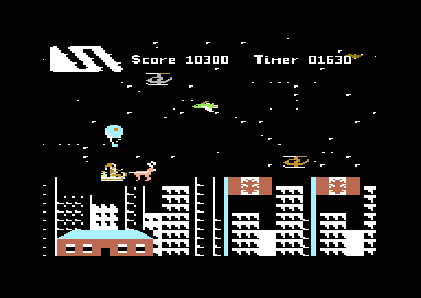 Screenshot of Santa Claus (Commodore 64, 1984) - MobyGames