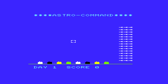 Astro-Command (1982) - MobyGames