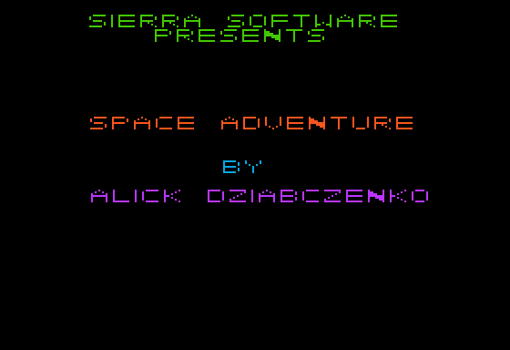 Space Adventure (1981) - MobyGames