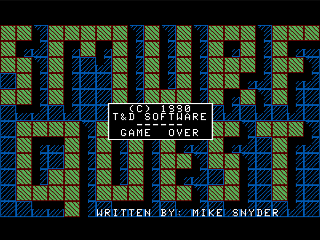 Screenshot of Smurf Quest (TRS-80 CoCo, 1991) - MobyGames