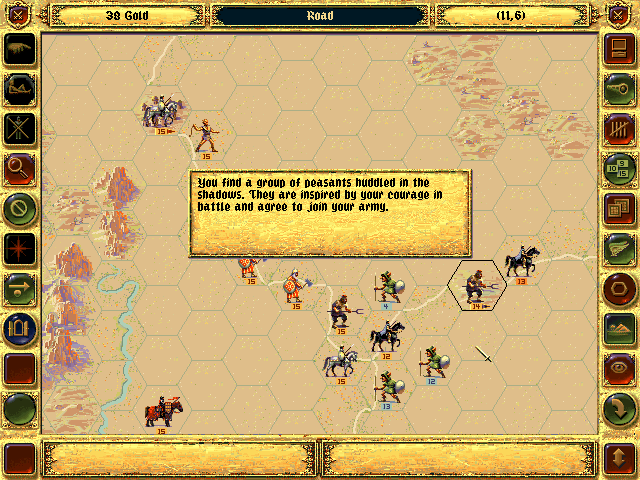 Screenshot of Fantasy General (Windows, 1996) - MobyGames