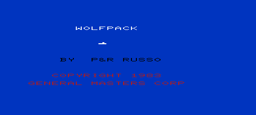 Wolfpack (1983) - MobyGames