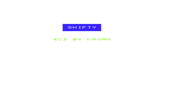 Shifty (1983) - MobyGames