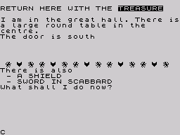 Screenshot of The Knights Quest (ZX Spectrum, 1983) - MobyGames