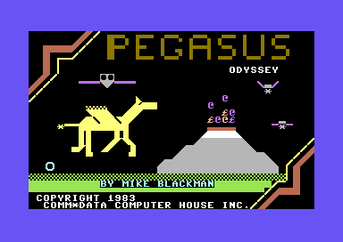 Screenshot of Pegasus Odyssey (Commodore 64, 1983) - MobyGames