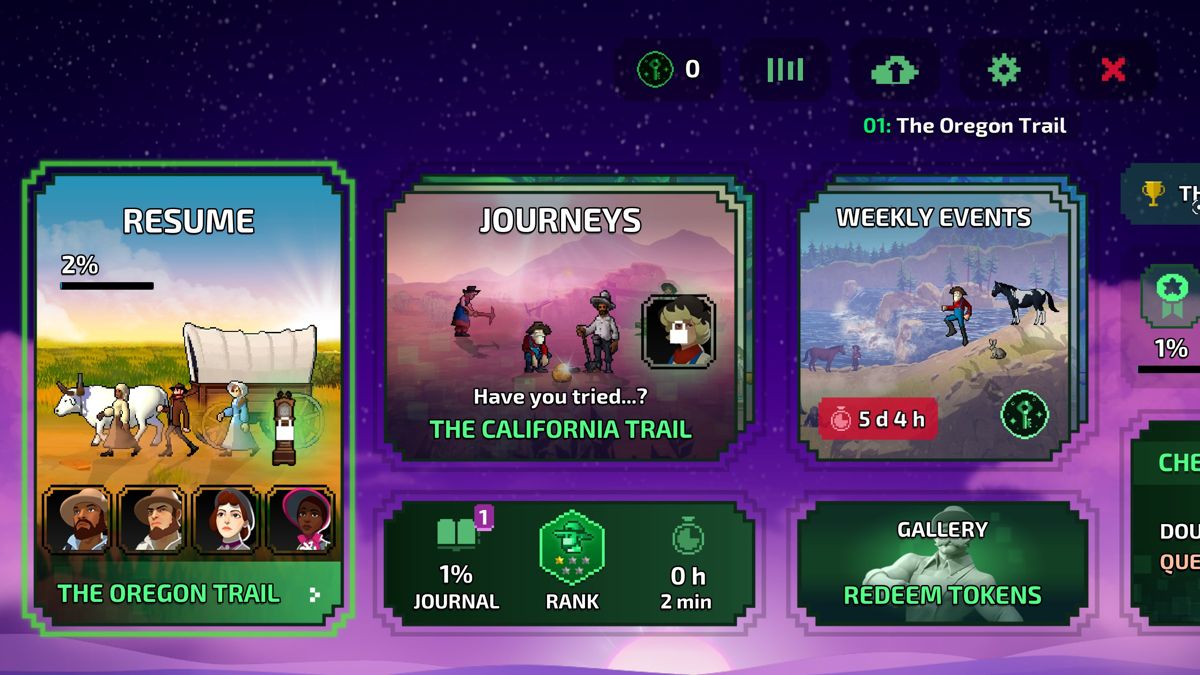 Screenshot of The Oregon Trail (Windows, 2021) - MobyGames