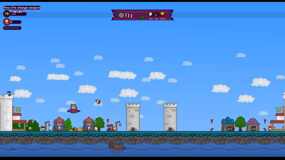 Screenshot of Super Duper Flying Genocide 2017 (Windows, 2016) - MobyGames