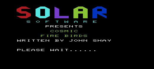 Cosmic Fire Birds (1983) - MobyGames