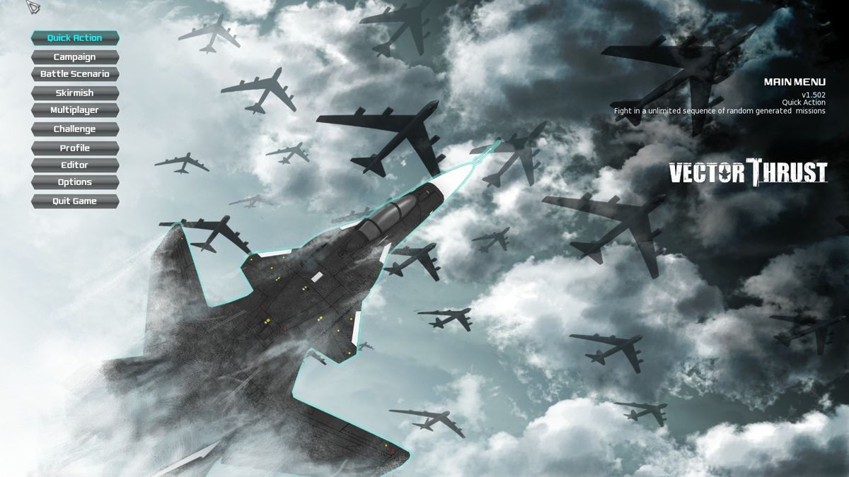 Screenshot of Vector Thrust (Windows, 2015) - MobyGames
