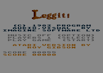 Screenshot of Jumping Jack (Atari 8-bit, 1983) - MobyGames