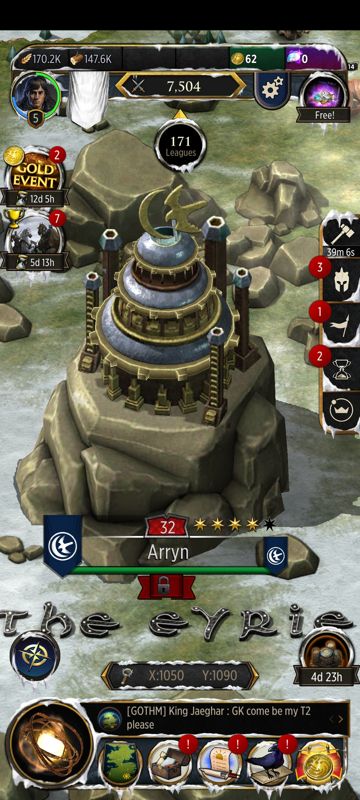 Screenshot of Game of Thrones: Conquest (Android, 2017) - MobyGames