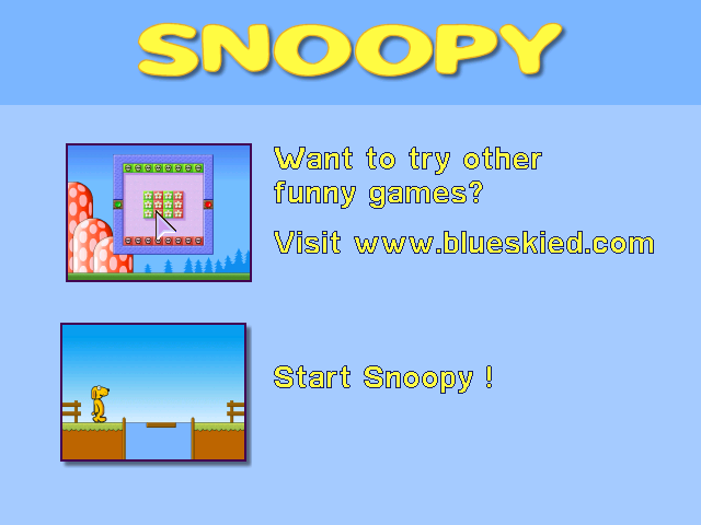 Snoopy screenshots - MobyGames
