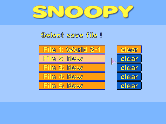 Screenshot of Snoopy (Windows, 2004) - MobyGames