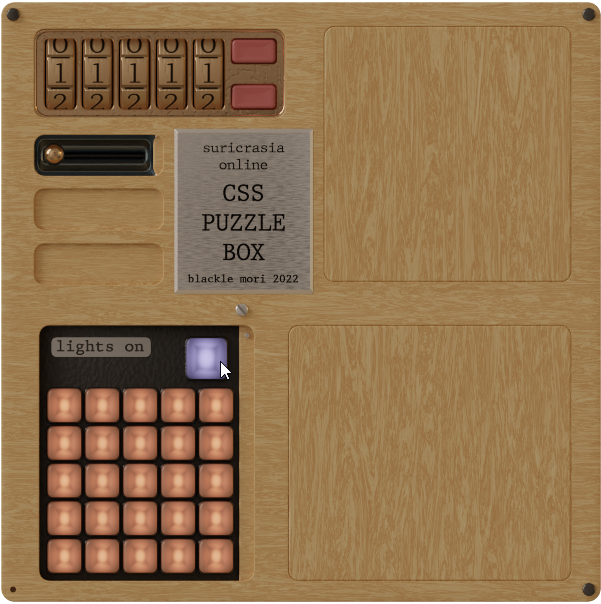 Screenshot of CSS Puzzle Box (Browser, 2022) - MobyGames