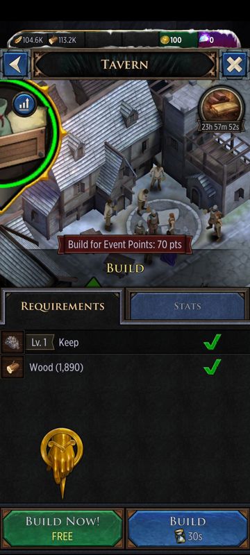 Screenshot of Game of Thrones: Conquest (Android, 2017) - MobyGames