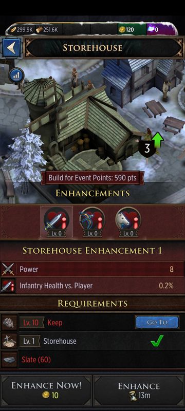 Screenshot of Game of Thrones: Conquest (Android, 2017) - MobyGames