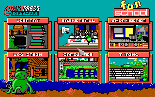 Screenshot of Fun School 4: For 5 to 7 Year Olds (DOS, 1990) - MobyGames