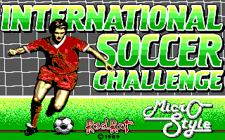 Screenshot of International Soccer Challenge (DOS, 1990) - MobyGames
