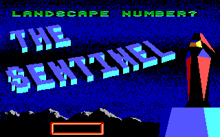 Screenshot of The Sentry (DOS, 1986) - MobyGames