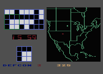 Screenshot of Computer War (Atari 8-bit, 1983) - MobyGames