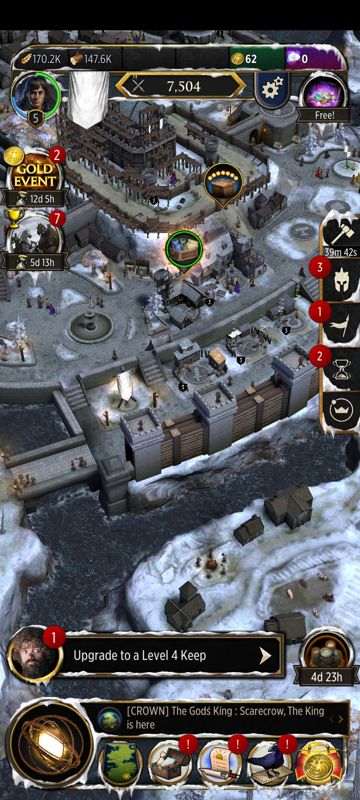 Screenshot of Game of Thrones: Conquest (Android, 2017) - MobyGames