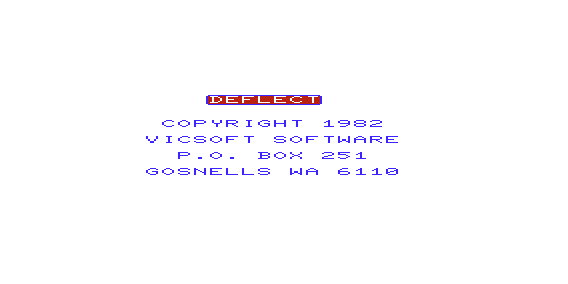 Deflect (1981) - MobyGames