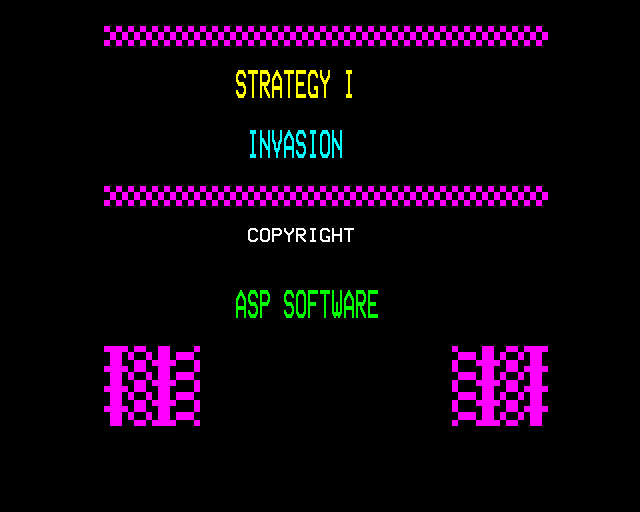 Strategy 1 - Invasion (1983) - MobyGames