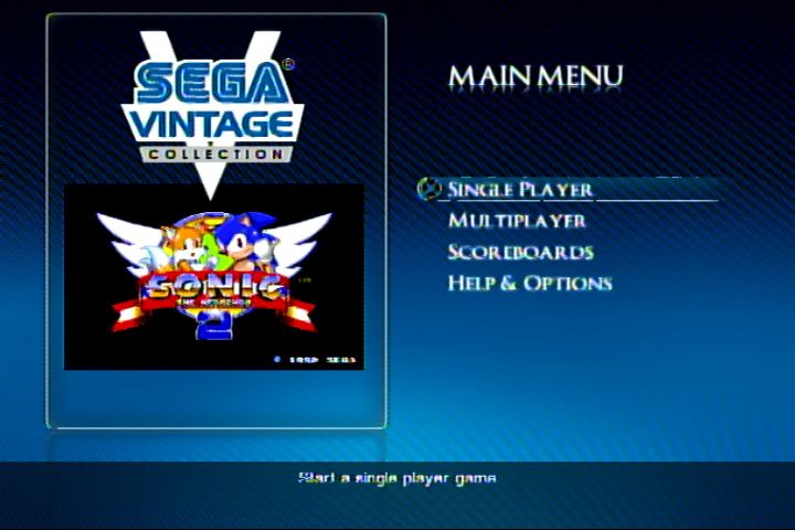 Screenshot of Sonic the Hedgehog 2 (PlayStation 3, 1992) - MobyGames