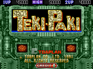 Screenshot of Brain Washing Game Teki-Paki (Arcade, 1991) - MobyGames