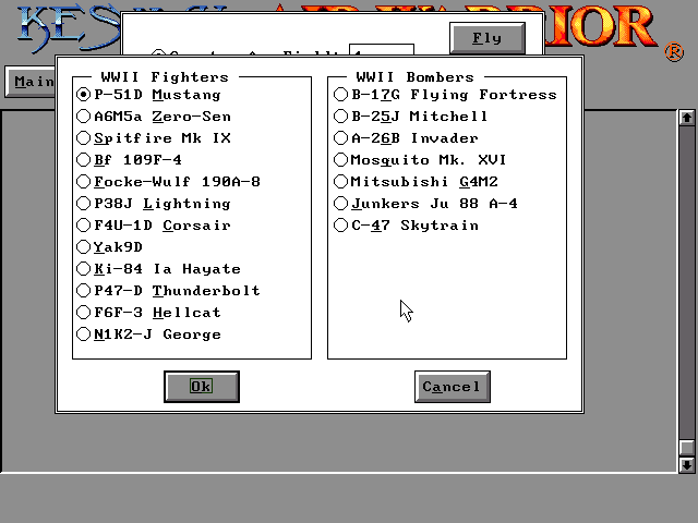 Screenshot of Air Warrior (DOS, 1988) - MobyGames