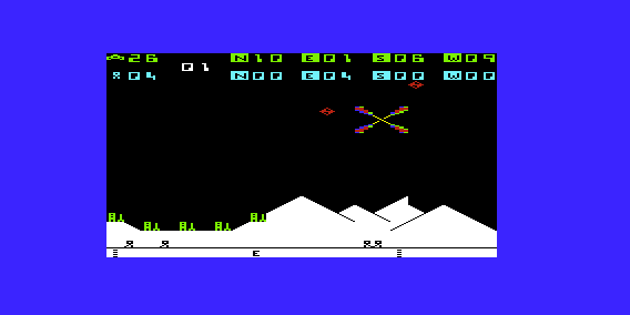 Screenshot of Starbase (VIC-20, 1984) - MobyGames