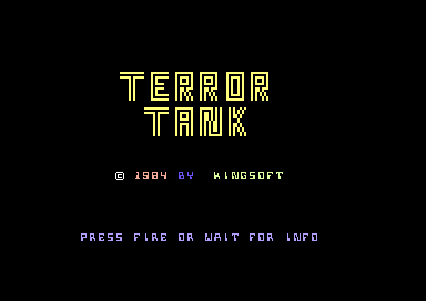 Terror Tank (1984) - MobyGames