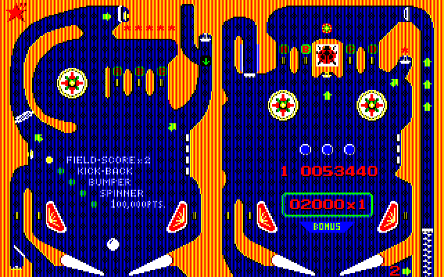 Screenshot of Rollerball (PC-88, 1984) - MobyGames