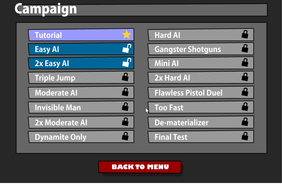 Screenshot of Gun Mayhem 2: More Mayhem (Browser, 2012) - MobyGames