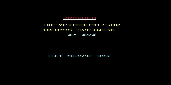 Dracula (1982) - MobyGames