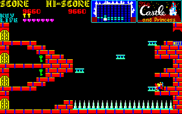 Screenshot of The Castle (PC-88, 1985) - MobyGames