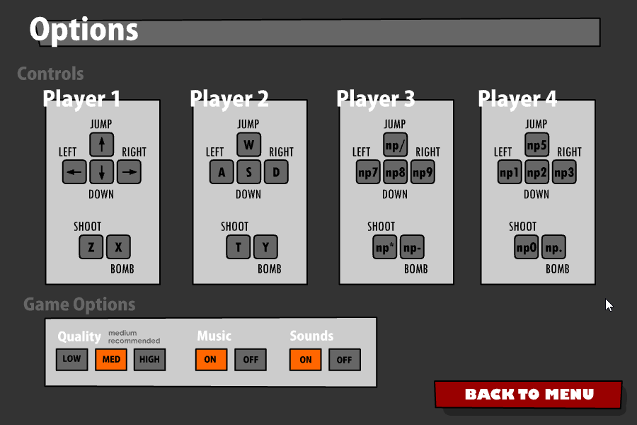 Screenshot of Gun Mayhem 2: More Mayhem (Browser, 2012) - MobyGames