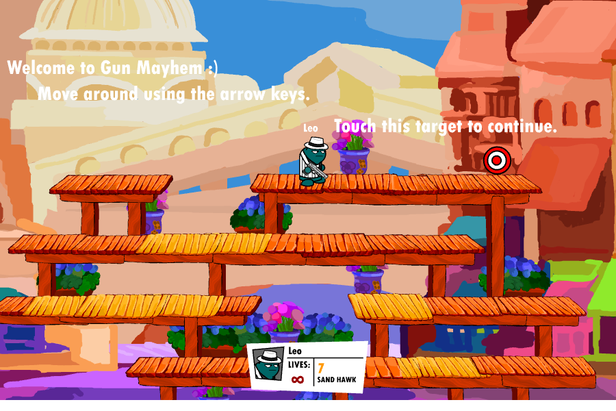 Screenshot of Gun Mayhem 2: More Mayhem (Browser, 2012) - MobyGames