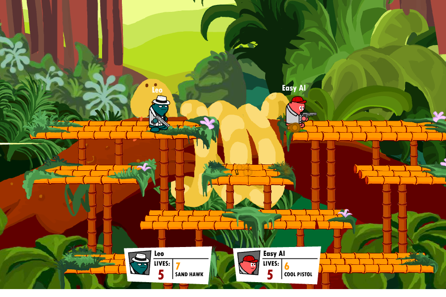 Screenshot of Gun Mayhem 2: More Mayhem (Browser, 2012) - MobyGames