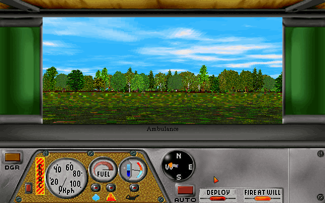 Screenshot of Muzzle Velocity (DOS, 1996) - MobyGames