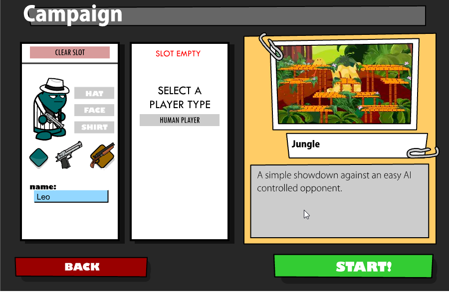 Screenshot of Gun Mayhem 2: More Mayhem (Browser, 2012) - MobyGames