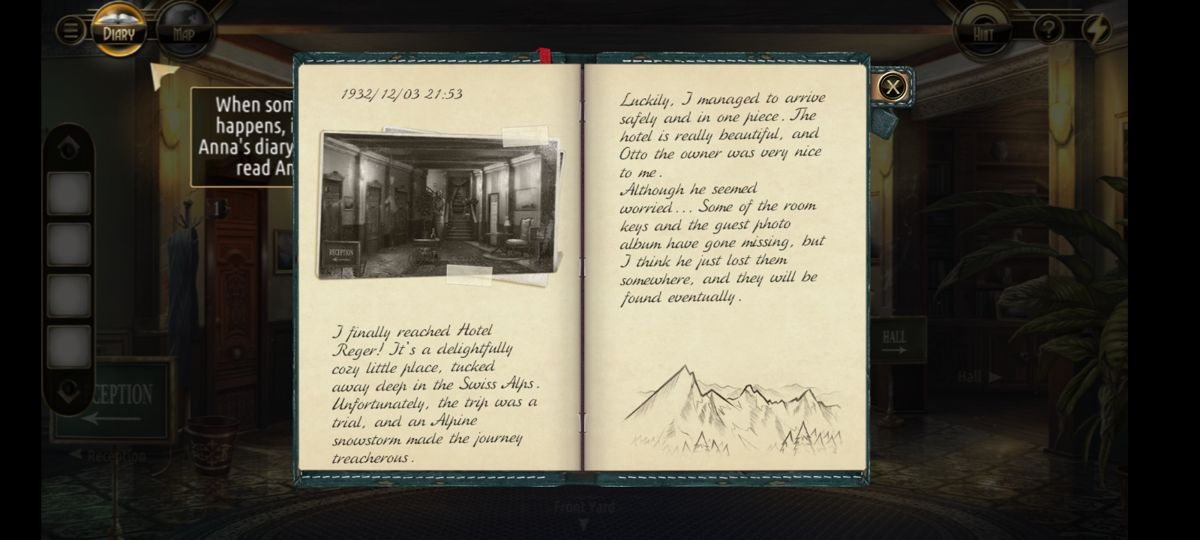 Screenshot of Murder in Alps: Hidden Mystery (Android, 2016) - MobyGames