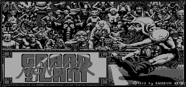 Screenshot of Grand Monster Slam (DOS, 1989) - MobyGames