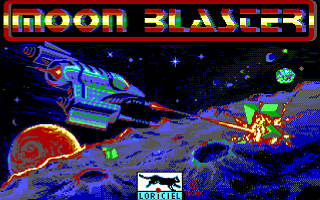 Screenshot of Moon Blaster (DOS, 1990) - MobyGames