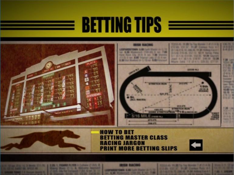 Screenshot of Vinnie Jones: Gone to the Dogs (DVD Player, 2005) - MobyGames