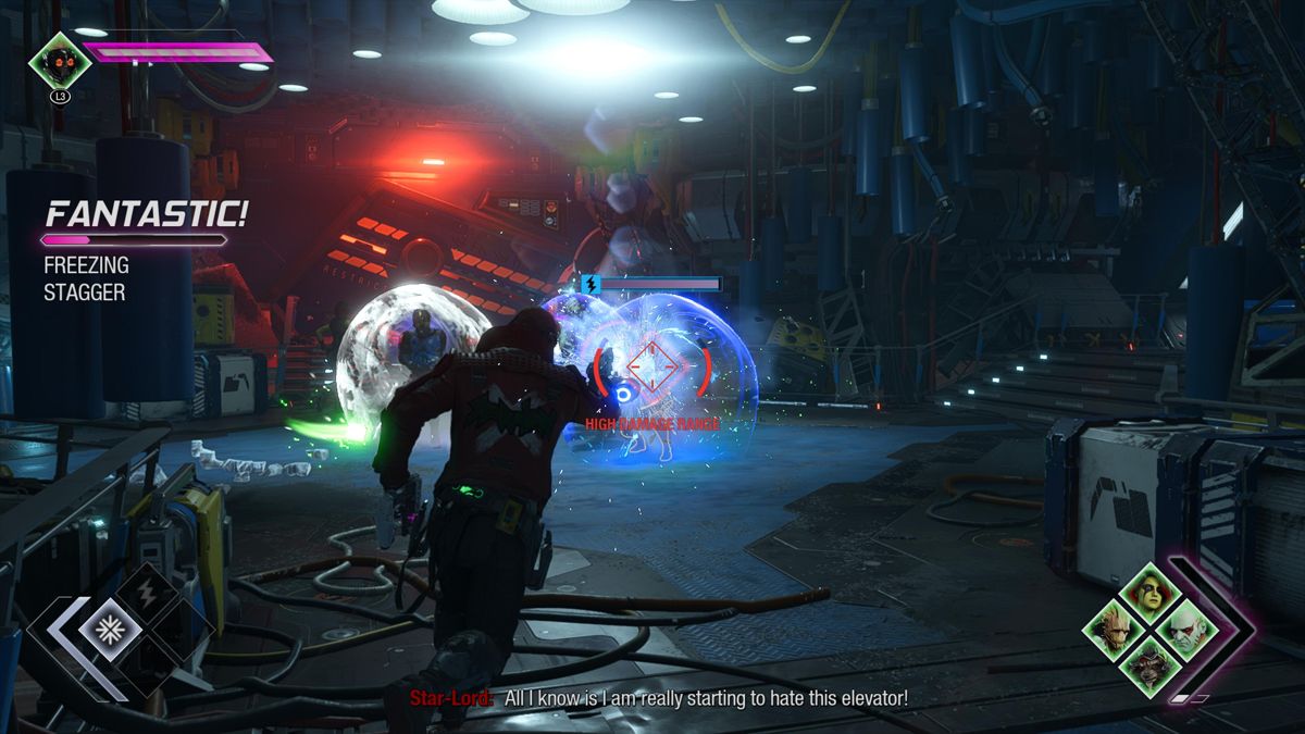 Screenshot of Marvel Guardians of the Galaxy (PlayStation 5, 2021) - MobyGames