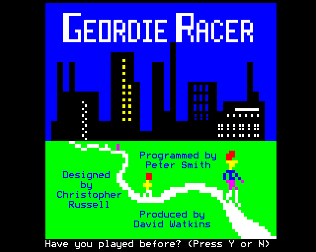 Geordie Racer (1987) - MobyGames
